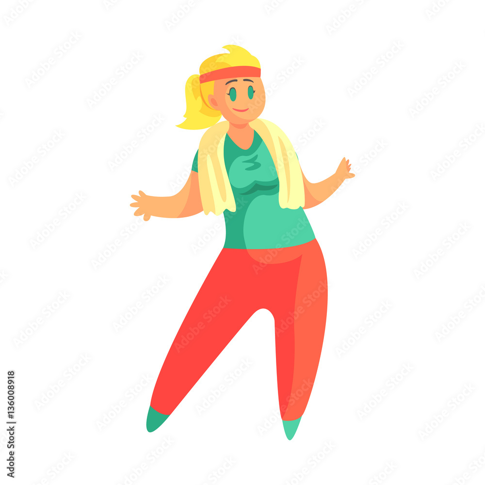 Not A Cartoon Girl Sportive