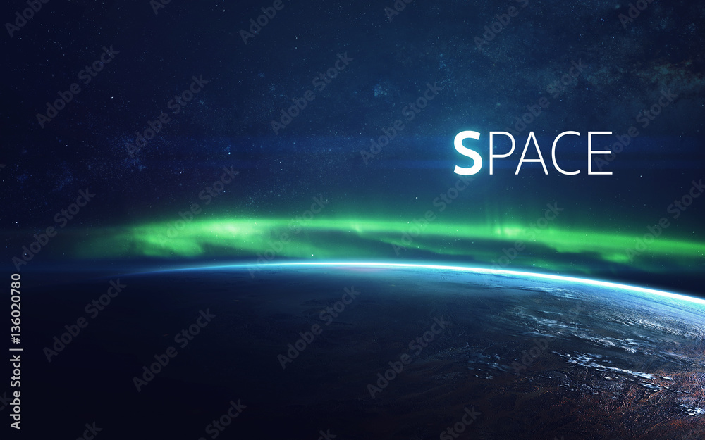 Natural phenomenon of Northern Lights (Aurora Borealis) related to the ...