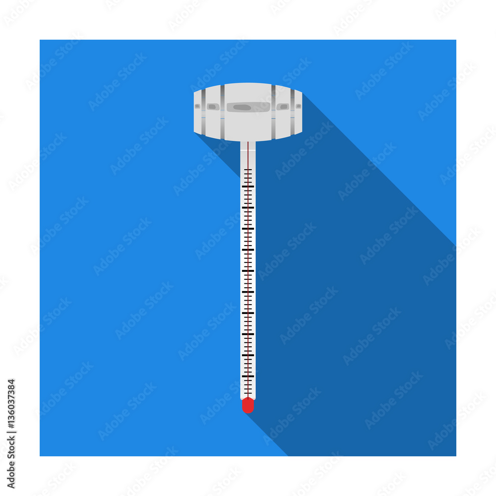 Alcoholmeter icon in flat style isolated on white background. Wine ...