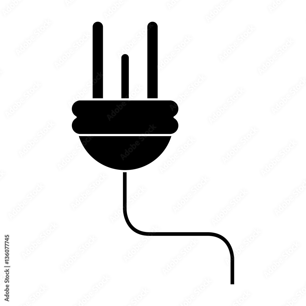 electric cable power energy icon pictogram vector illustration eps 10 ...