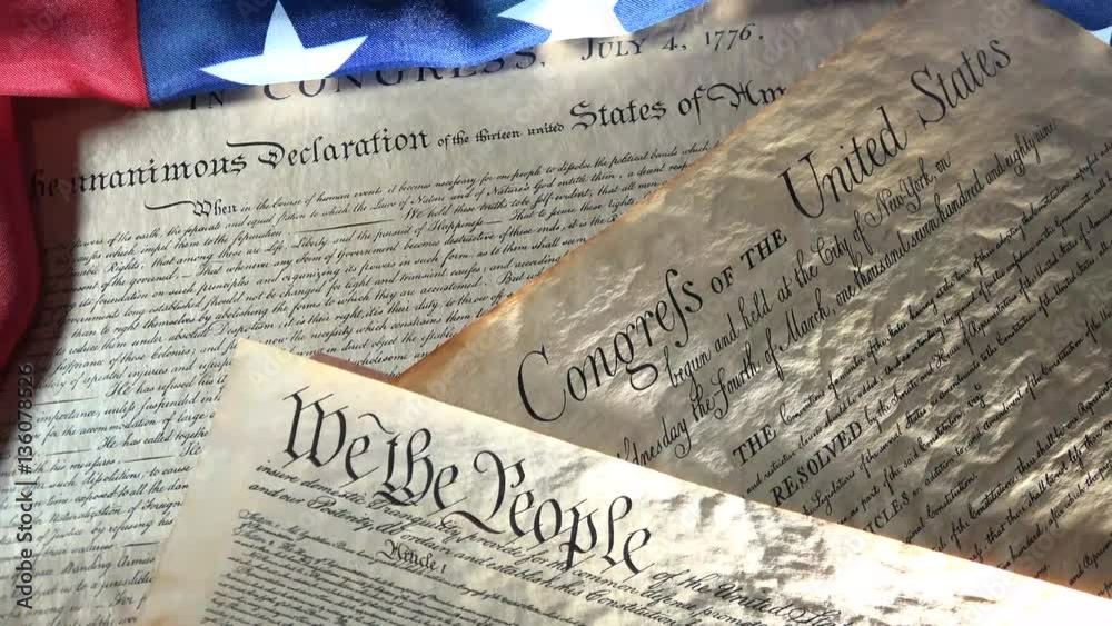 United States Bill of Rights Preamble to the Constitution and American ...