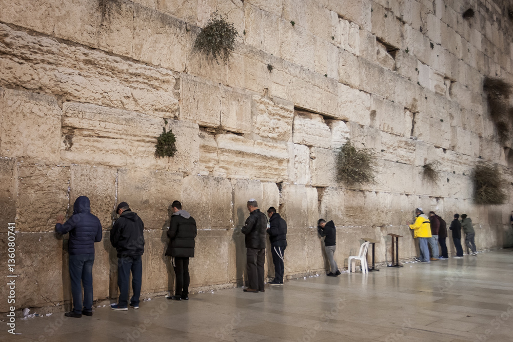 Wailing Wall Praying