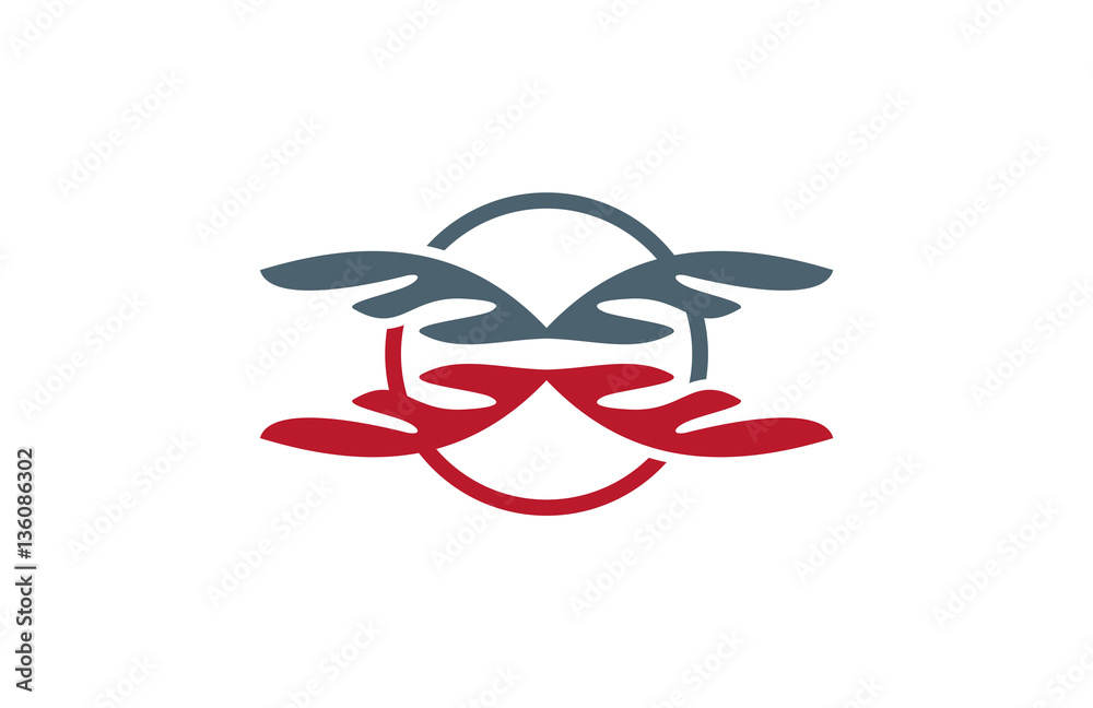 x wing business logo Stock Vector | Adobe Stock