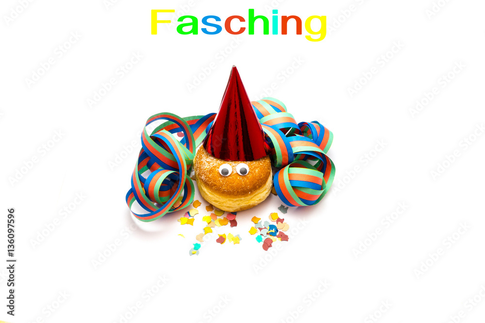 Grafik Fasching Stock-Foto | Adobe Stock