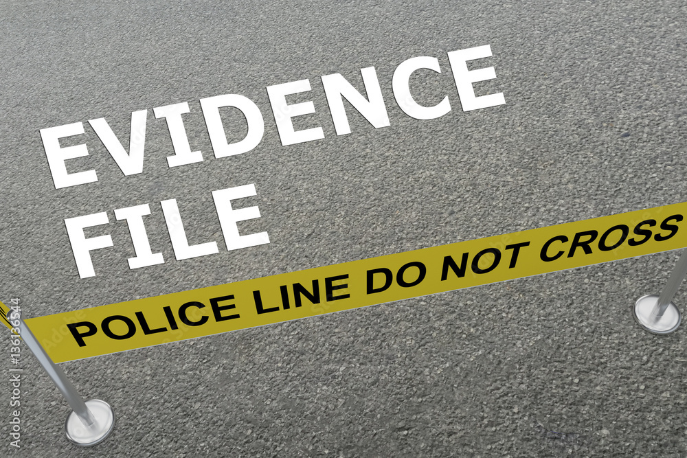 Evidence File concept Stock Illustration | Adobe Stock