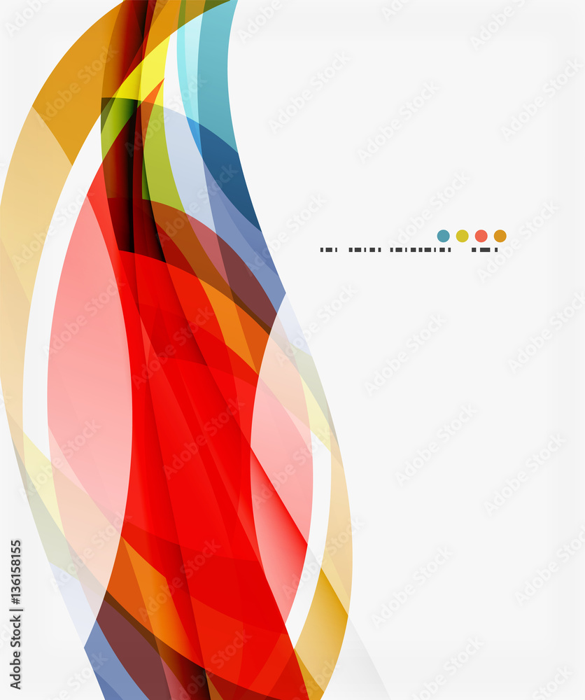 Modern creative curve background with copy space Stock Vector | Adobe Stock