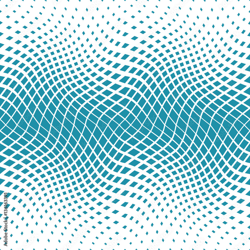 abstract geometric trippy blue background pattern graphic Stock Vector ...