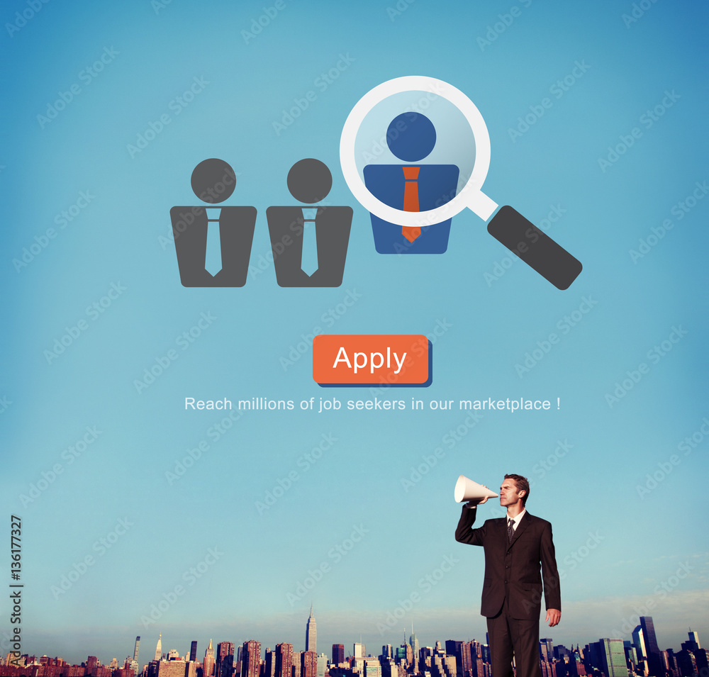 Application Occupation Profession Job Seeker Concept Stock Photo ...
