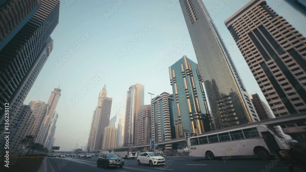Video „Skyscrapers with stained-glass facades in the UAE. Stone jungle ...