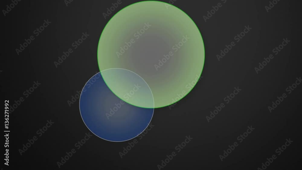 An animated Venn diagram slowly populates and shows the probability ...