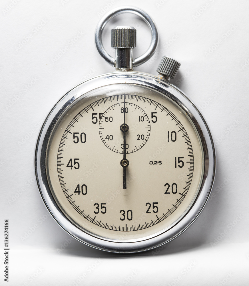 mechanical stopwatch, high resolution and detail Stock-Foto | Adobe Stock
