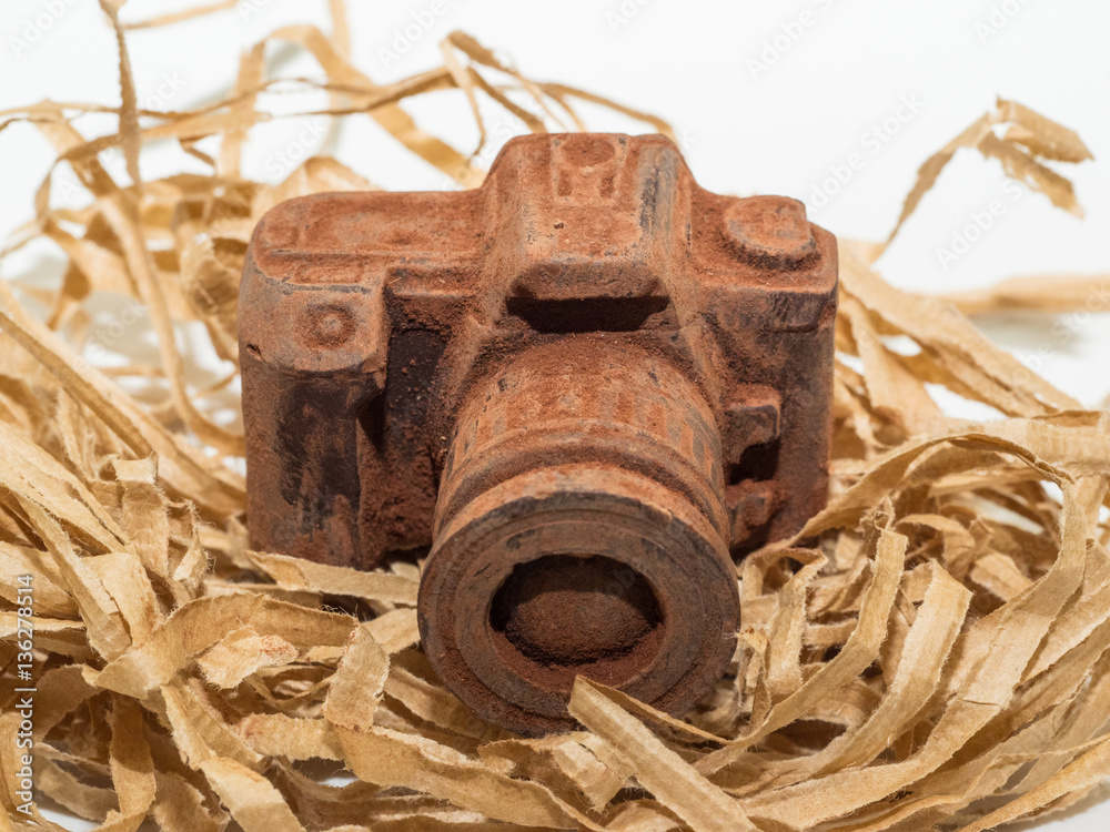 Edible chocolate camera Stock Photo | Adobe Stock
