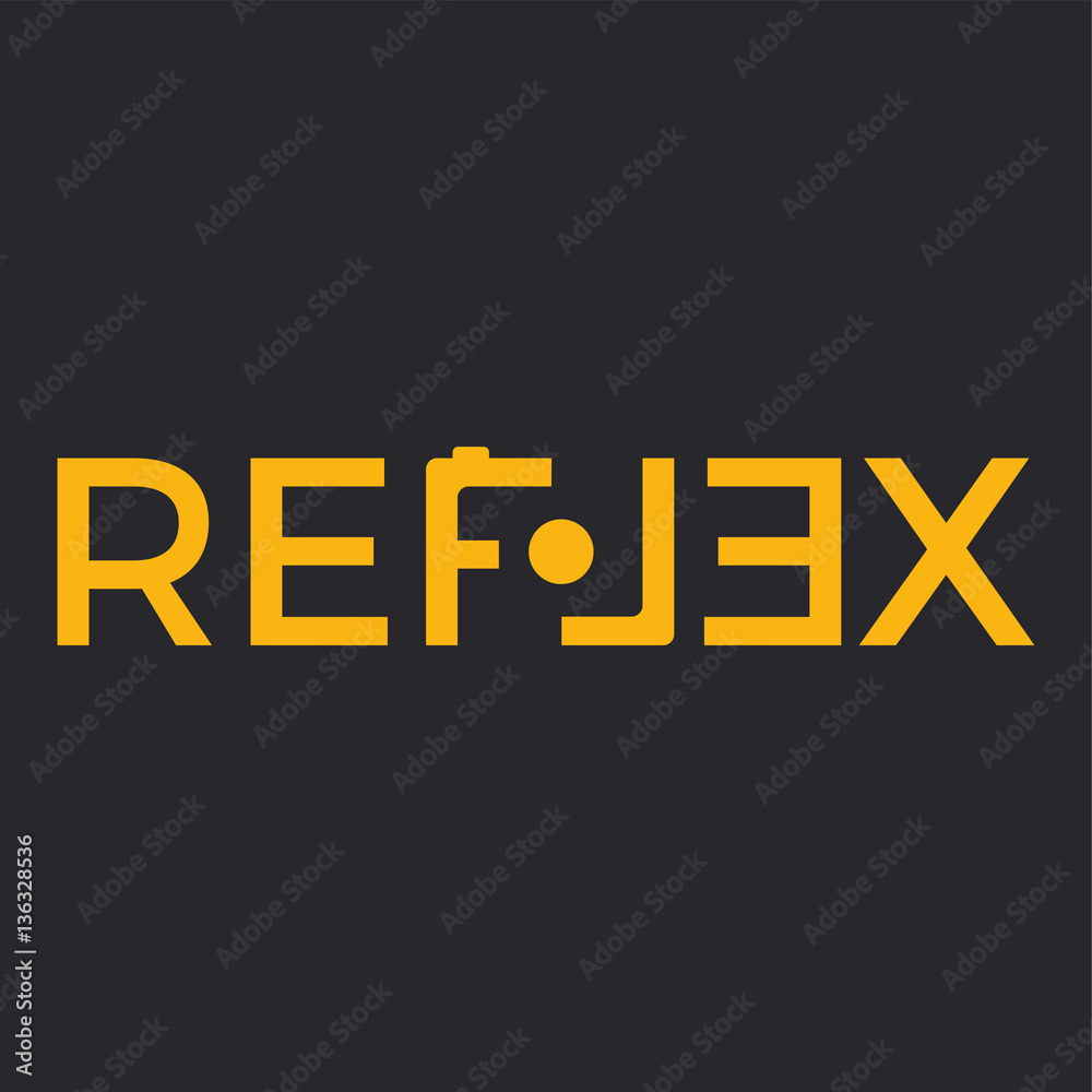 reflex logo Stock Illustration | Adobe Stock