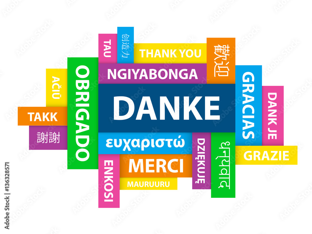 "DANKE!" Ikone Stock Vector | Adobe Stock