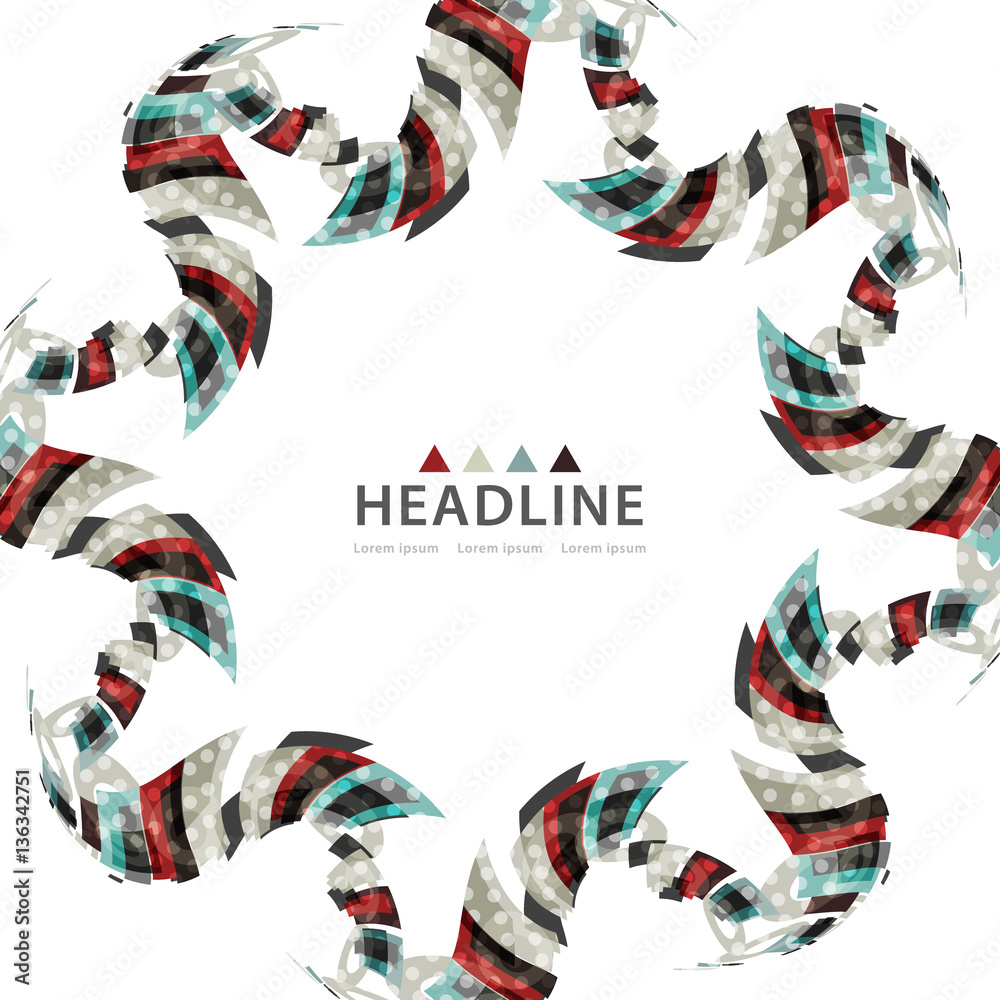 Brochure header layout Stock Vector | Adobe Stock