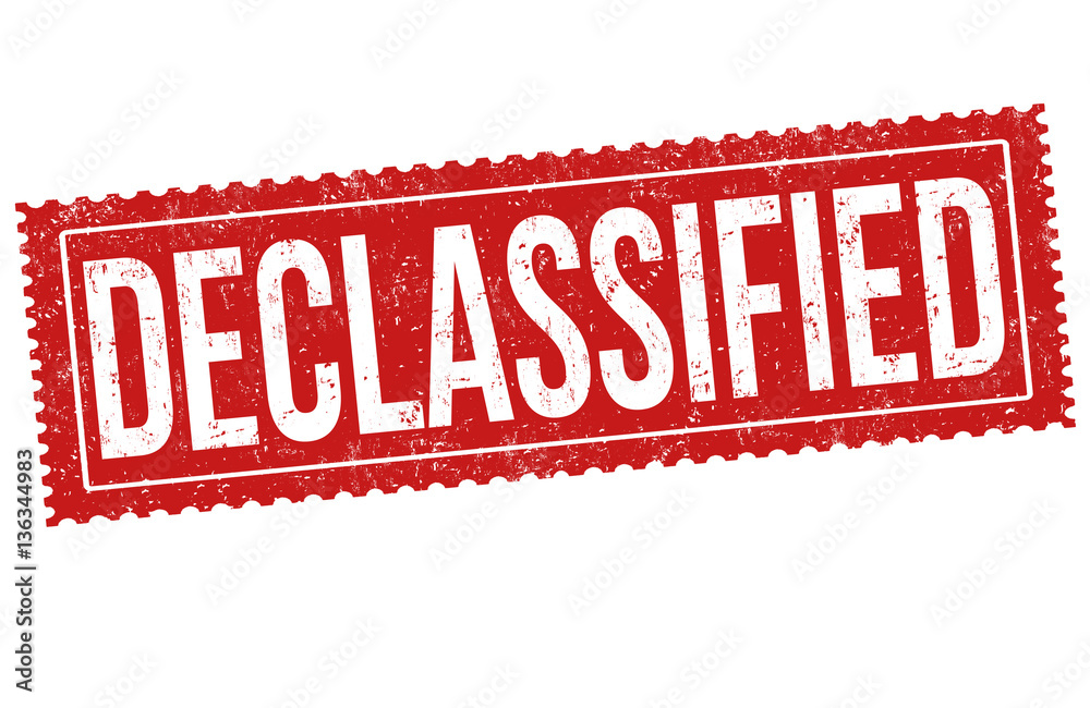 Declassified sign or stamp Stock Vector | Adobe Stock