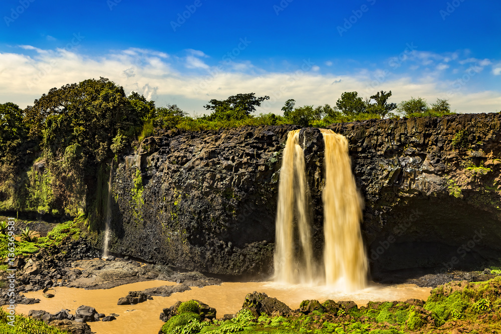 Ethiopia. Blue Nile Falls (Tis Abay in Amharic) on the Blue Nile river ...