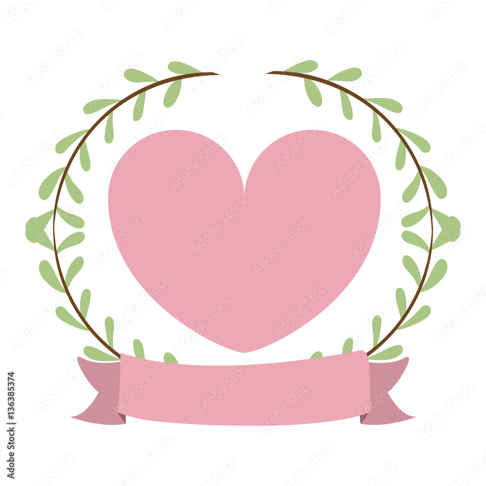 pink true love icon image, vector illustration Stock-Vektorgrafik ...