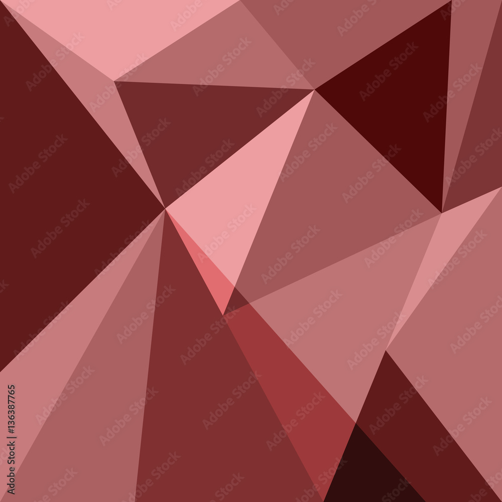 Red low poly design element background Stock Vector | Adobe Stock