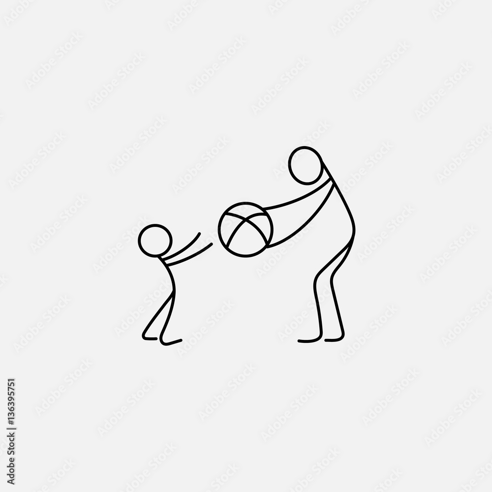Cartoon icons set of sketch little people in cute miniature scenes ...