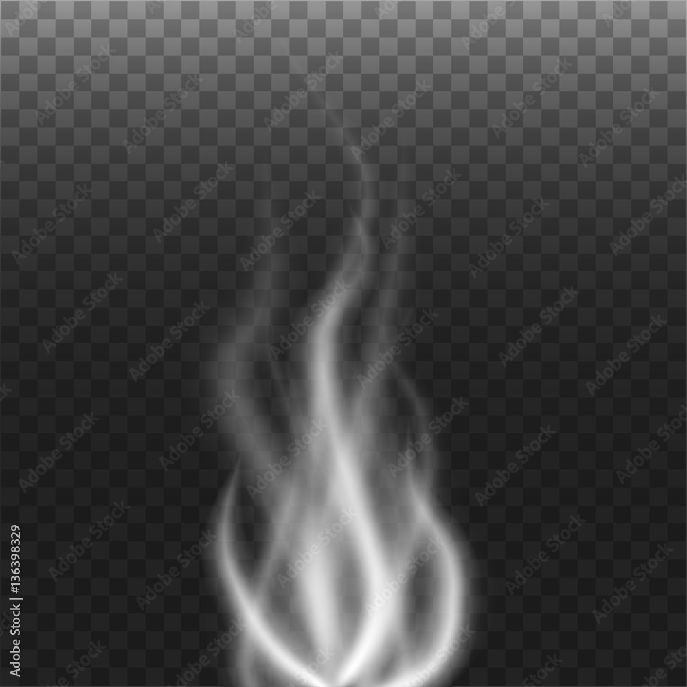 Smoke with transparent background Stock Vector | Adobe Stock