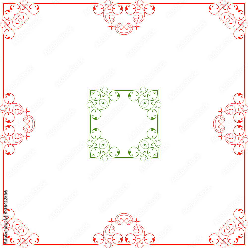 Frame Border Design Stock-Vektorgrafik | Adobe Stock