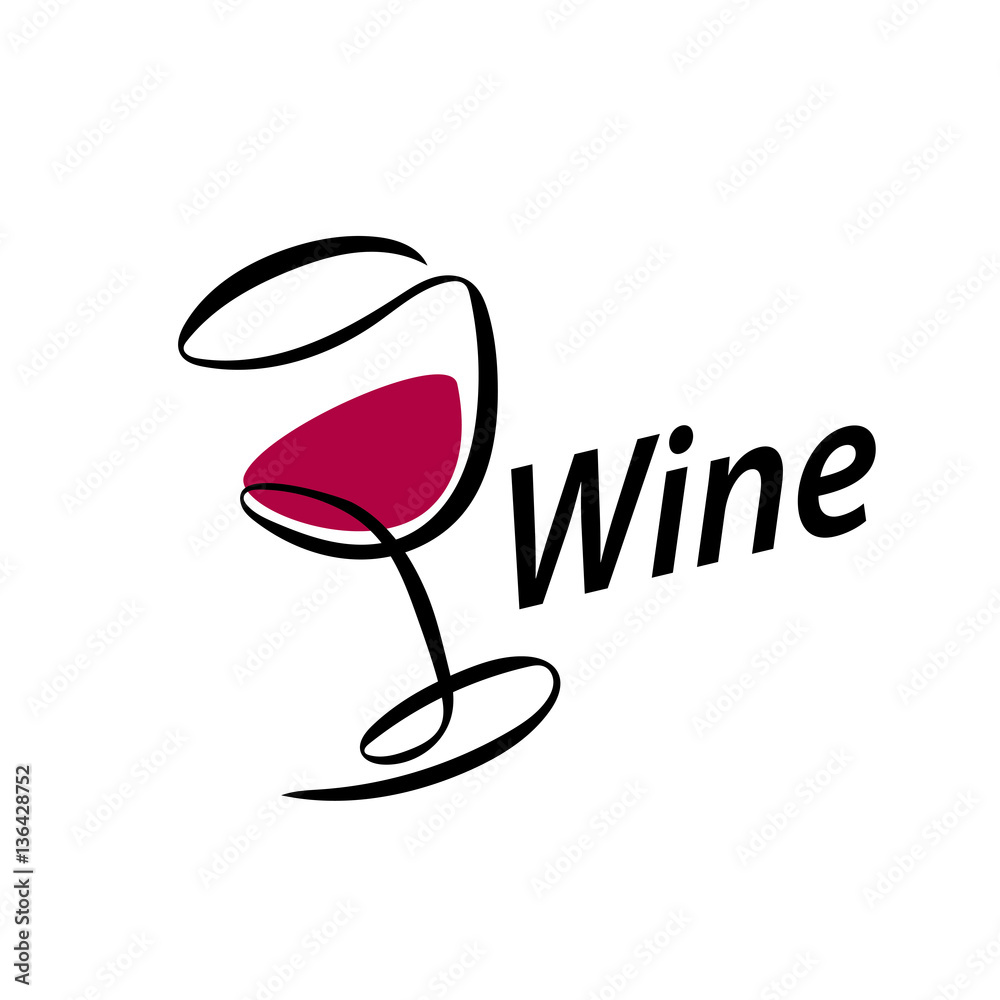 vector wine logo Stock Vector | Adobe Stock
