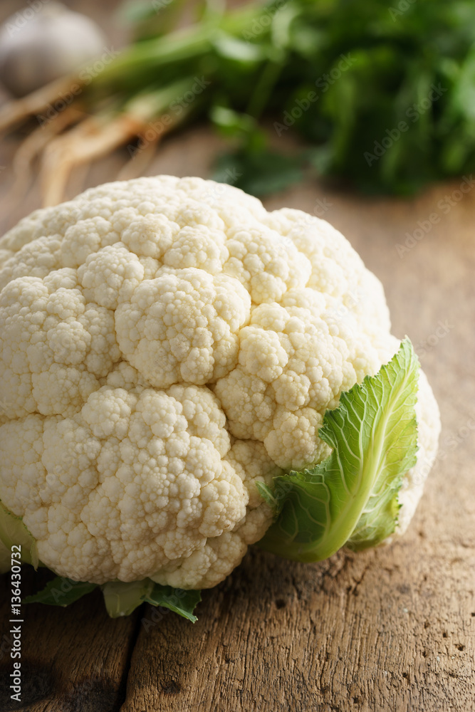fresh cauliflower Stock Photo | Adobe Stock