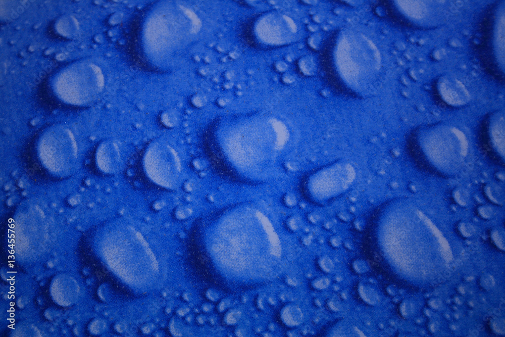 Water drops on fabric Stock Photo | Adobe Stock