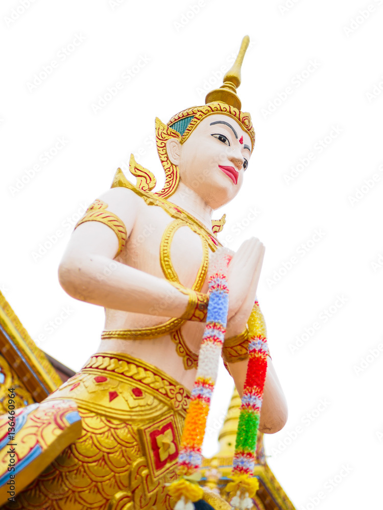 Kinnari is Half-bird - half-woman creature at south-east Asian Buddhist ...