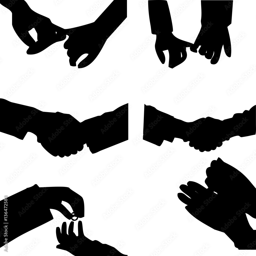 manos vector de Stock | Adobe Stock