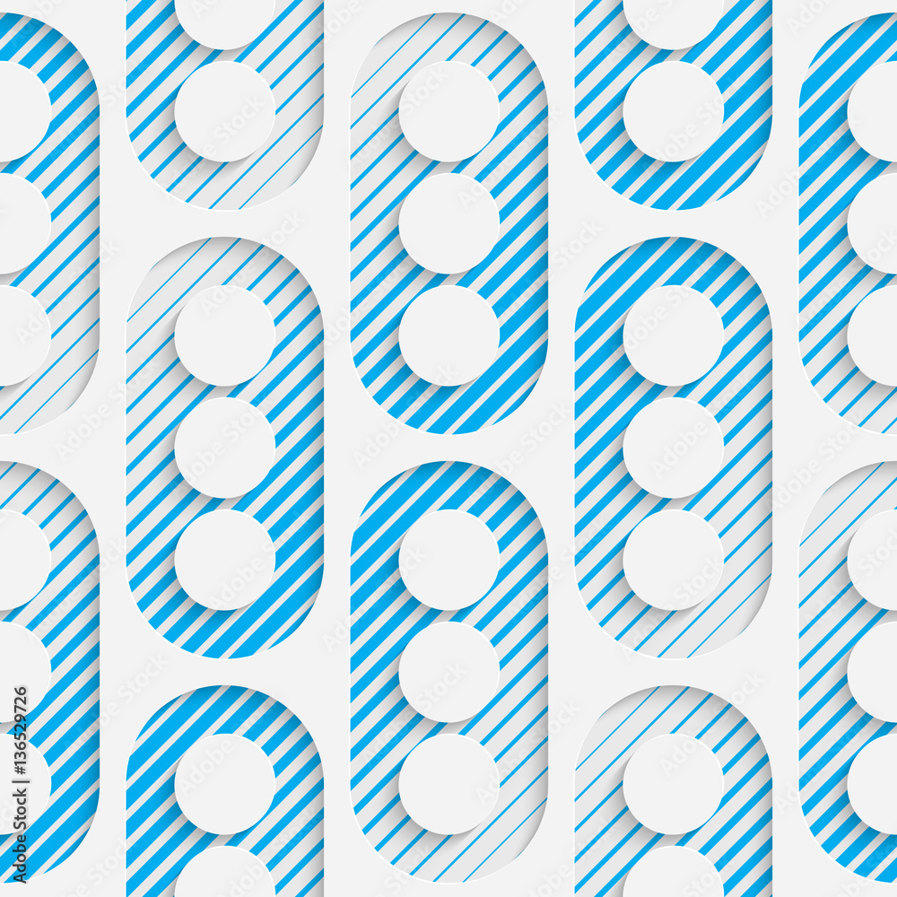 Seamless Ellipse Pattern. Vector Abstract Modern Design Stock Vector ...