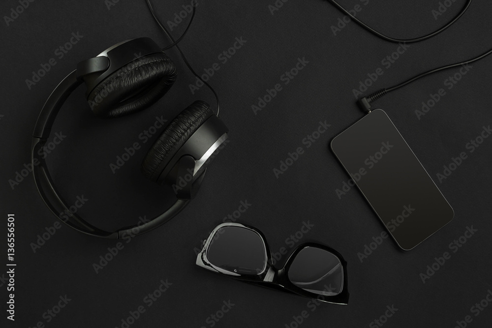 Black object on a background. Stock Photo | Adobe Stock