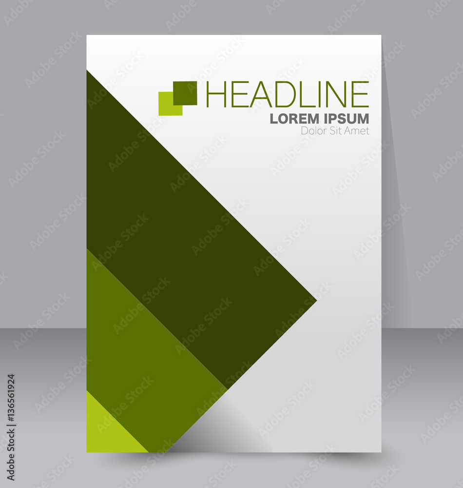 Abstract flyer design background. Brochure template. To be used for ...