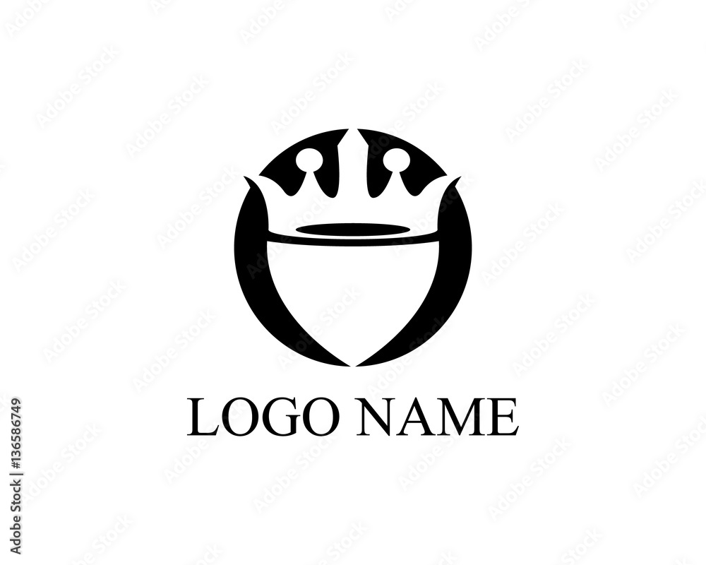 Crown Logo Stock Vector | Adobe Stock