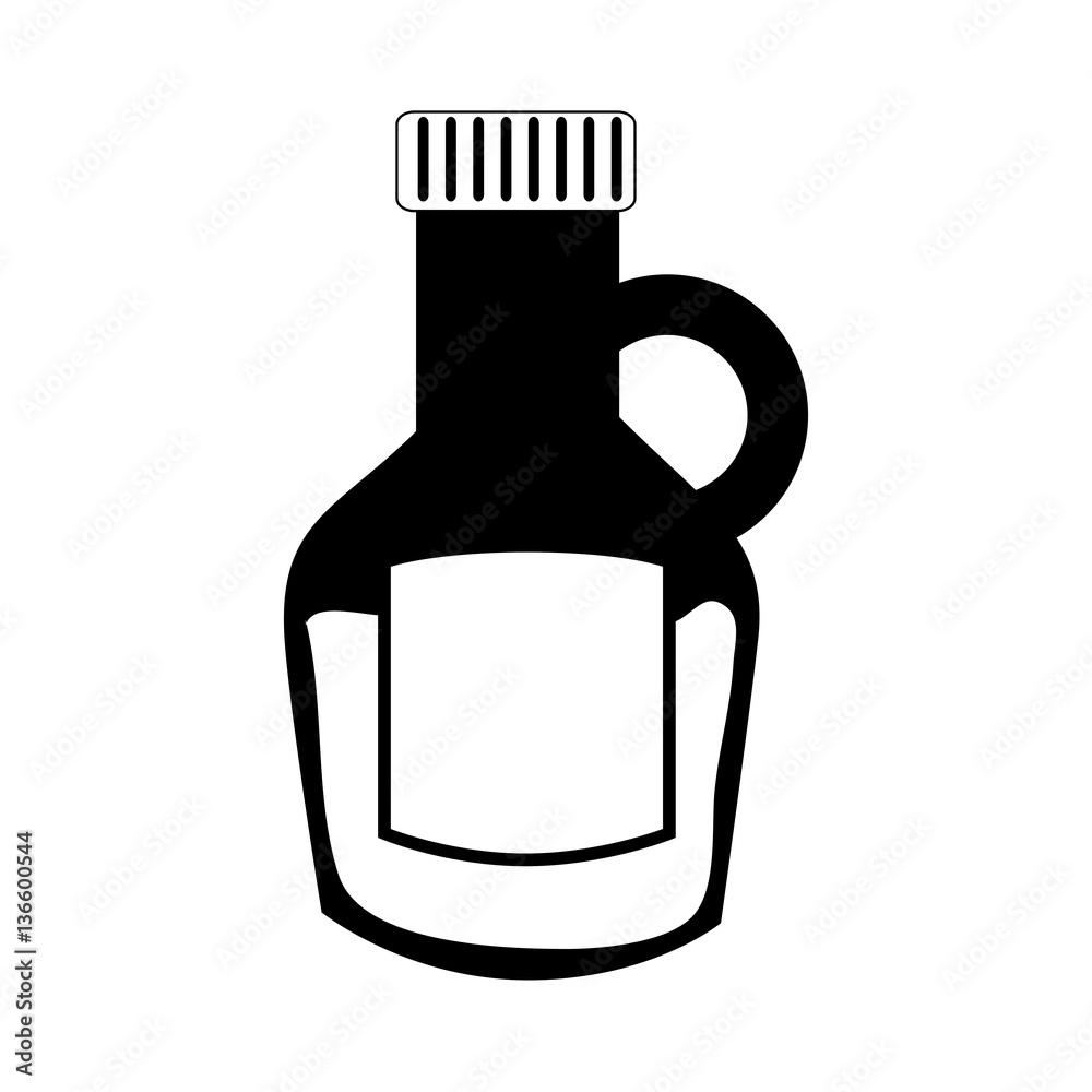Bottle of peanut oil vector illustration design Stock Vector | Adobe Stock