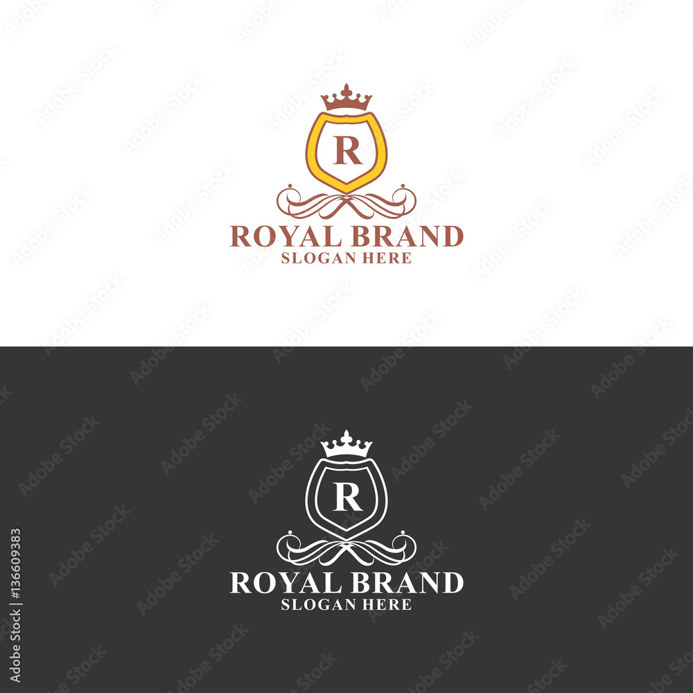 royal brand logo in vector Stock Vector | Adobe Stock