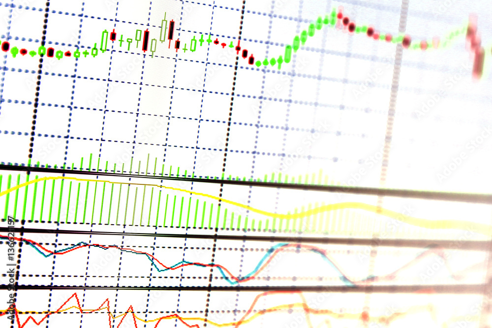 graph chart of stock market investment trading. Stock Photo | Adobe Stock