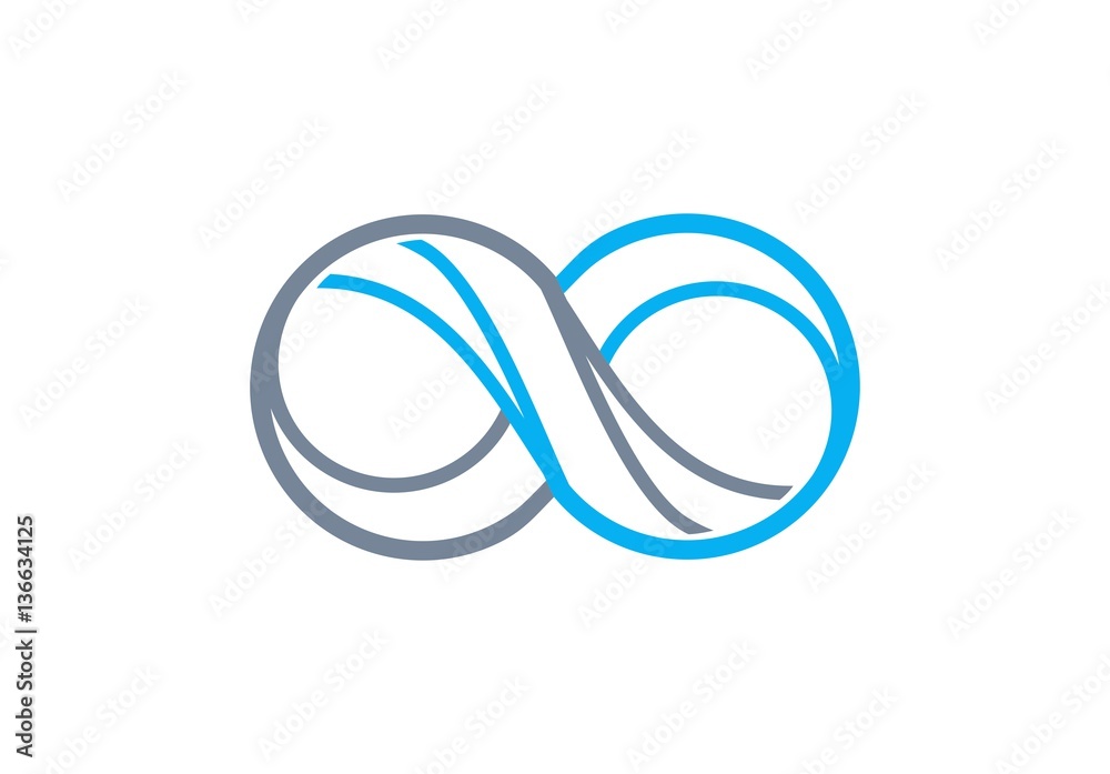infinity logo symbol, elements abstract infinity icon, infinite ideas ...