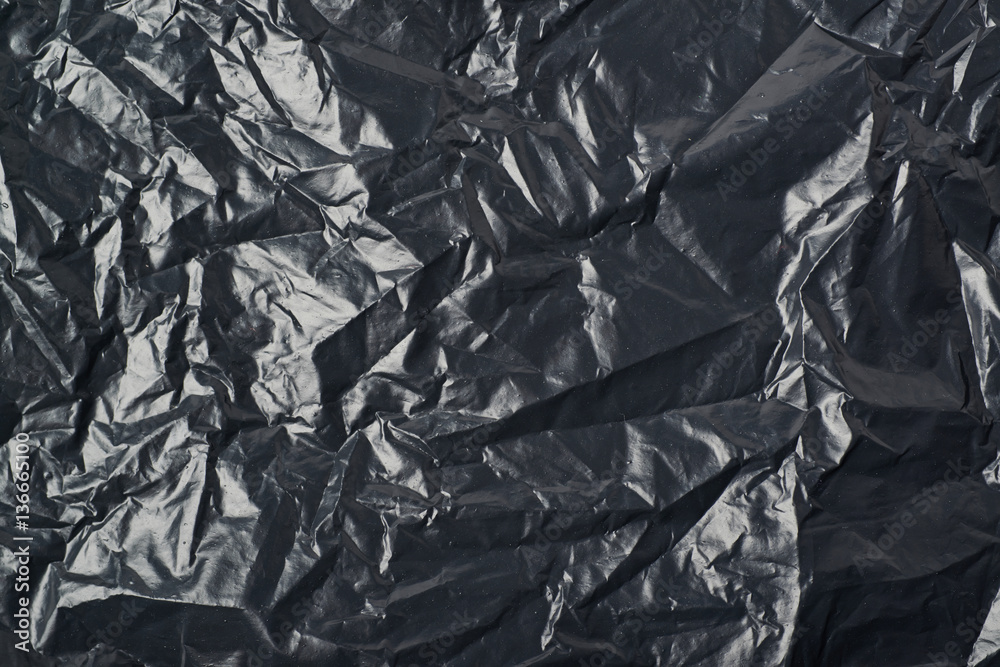 Black trash bag texture Stock Photo | Adobe Stock