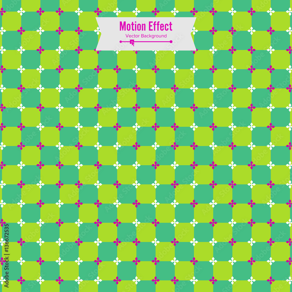 Optical Illusion. Vector 3d Art. Motion Dynamic Effect. Movement ...