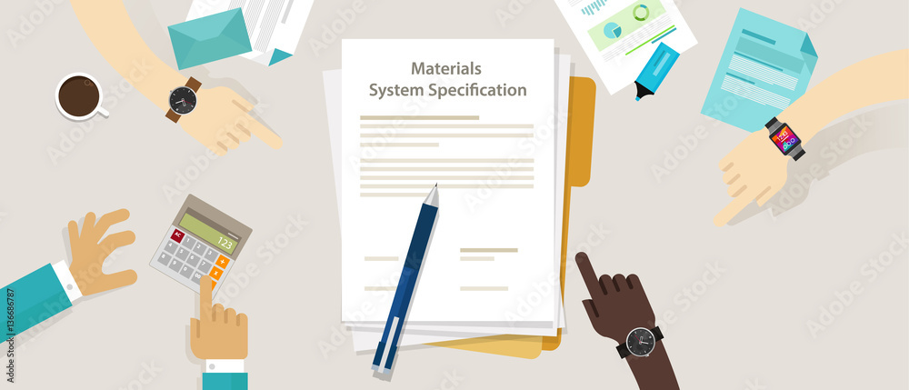 material system specifications project procurement user requirement ...