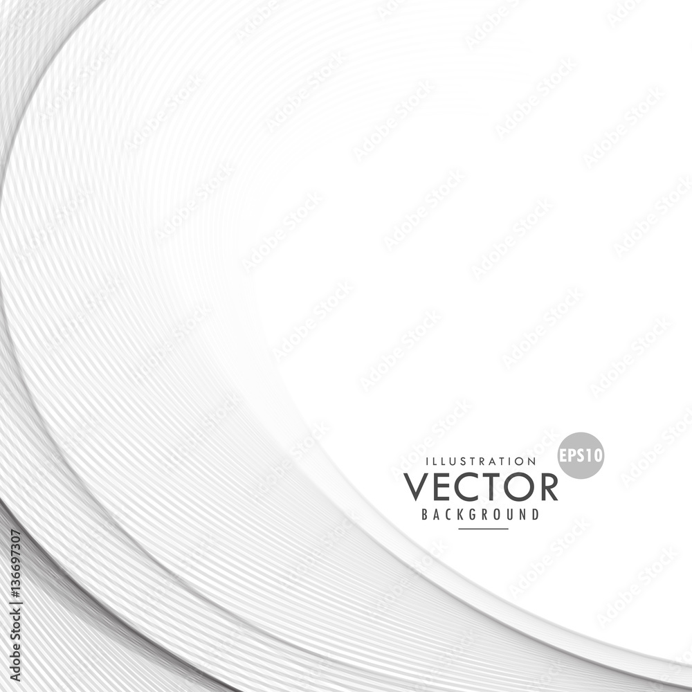elegant gray wave background design Stock Vector | Adobe Stock