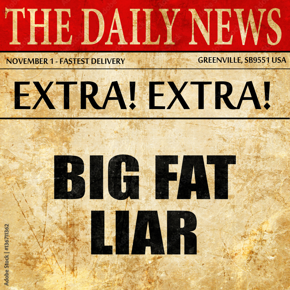 Big Fat Liar Poster