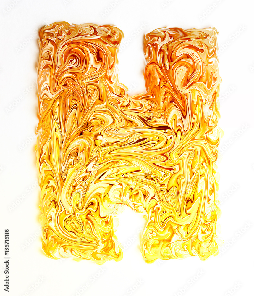 The Letter H. Stock-Illustration | Adobe Stock