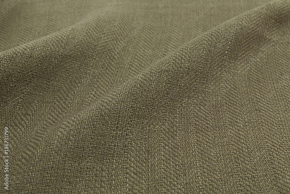 khaki background luxury cloth or wavy folds of grunge silk texture ...