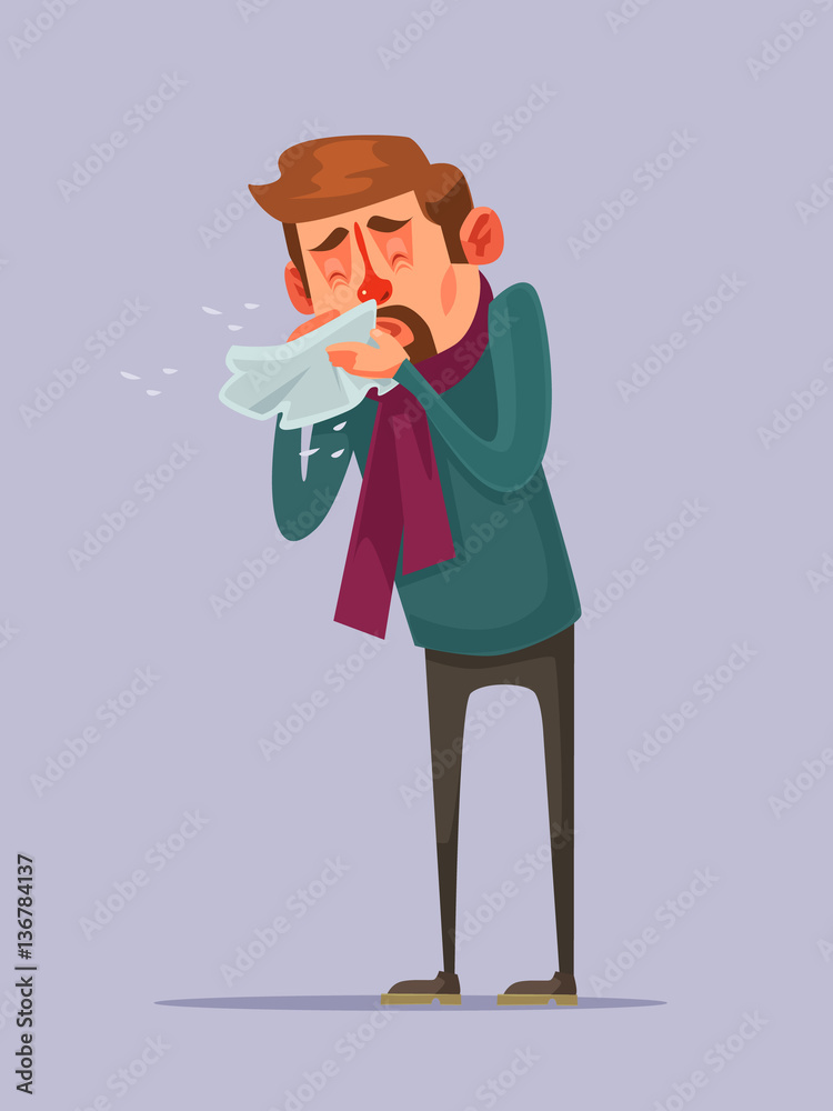 Sick Man Clipart
