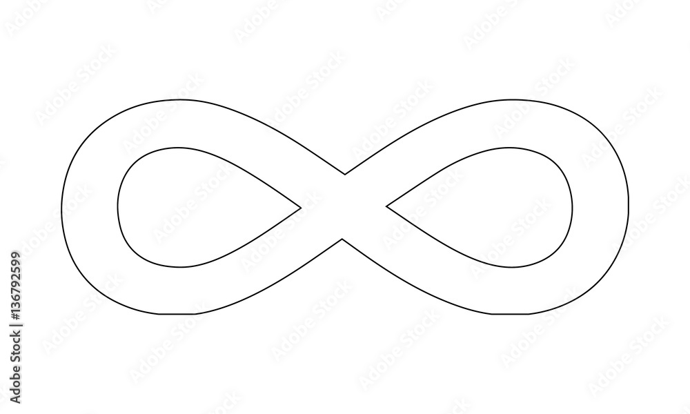 Pictogram - Infinity symbol, Forever, Abyss, Endlessness ...