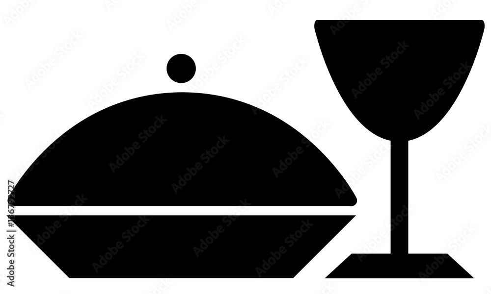 Pictogram - Menu, Diner, Buffet, Cloche, Meal - Object, Icon, Symbol ...