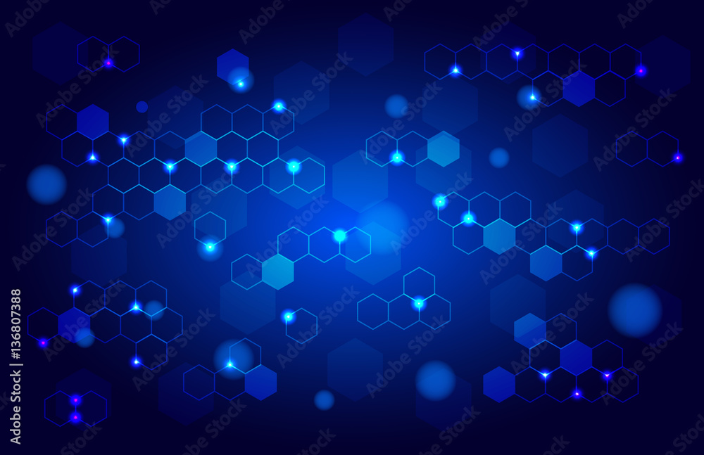 Vector abstract technology background. Template for innovation and ...